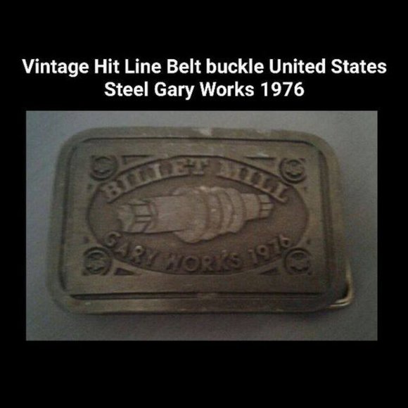 Gary Works | Accessories | Vintage Hit Line Uss Billet Mill 976 Belt ...
